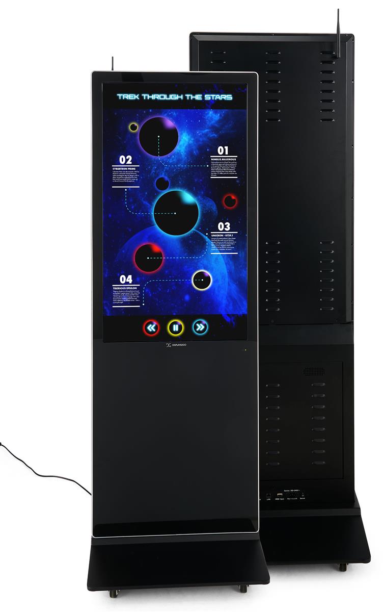 Advertising Multimedia Kiosk | 10pt IR Touchscreen Panel