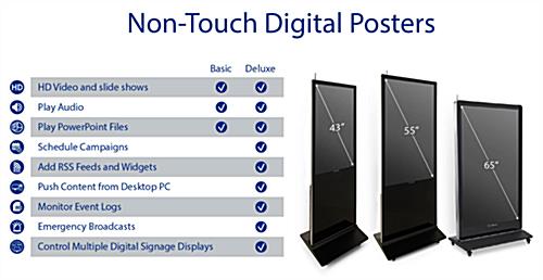 Digital Display Advertising Floor Stand | Android 11 OS