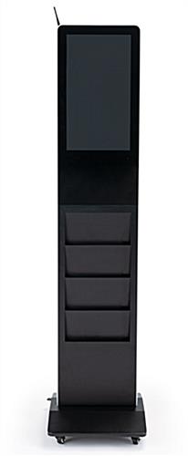 Magazine Rack Digital Display System | Literature Stand w/ Screen
