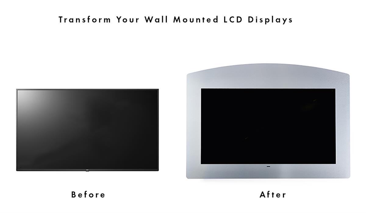 Adhesive Decorative Faceplate for Commercial Monitors