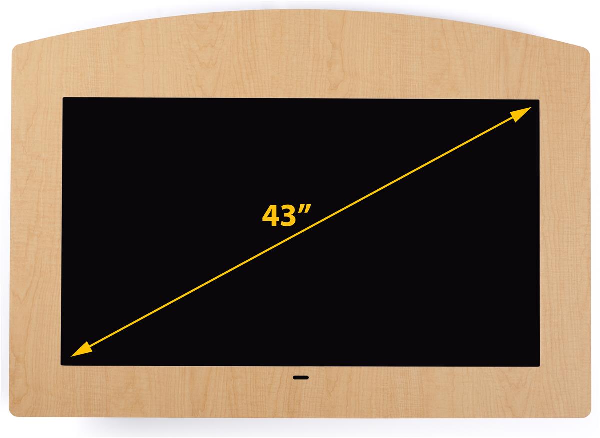 Adhesive Decorative Faceplate for Commercial Monitors