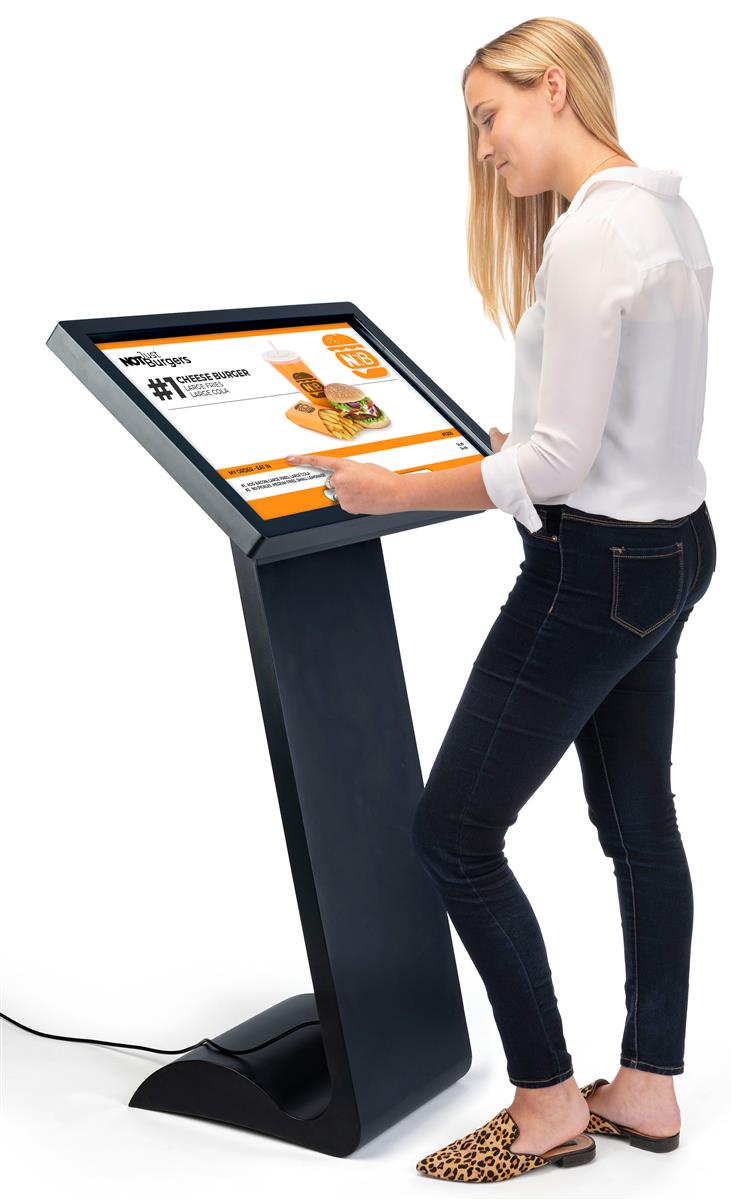 Horizontal Touch Screen Display Floor Stand | 1080p Resolution