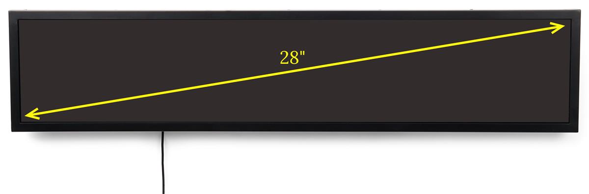 Stretched Bar LCD Display | Versatile Orientation