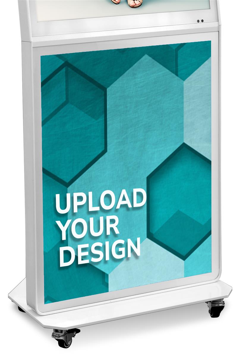 Backlit Multimedia Kiosk with Signage | Android 7.1 OS