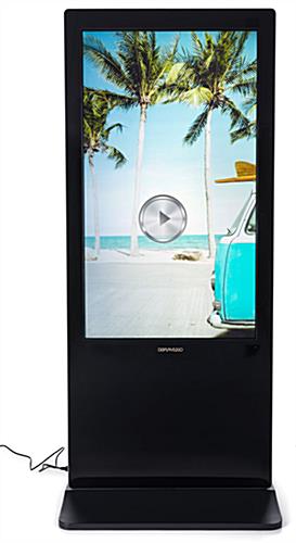 Double-Sided Digital Vertical Touchscreen Kiosk | Two 4K Displays