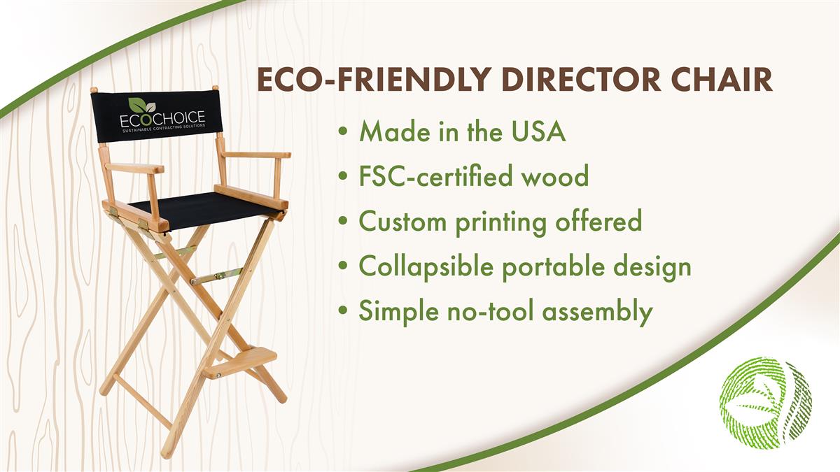 Custom Director's Chair | Portable Furniture with Custom Printing