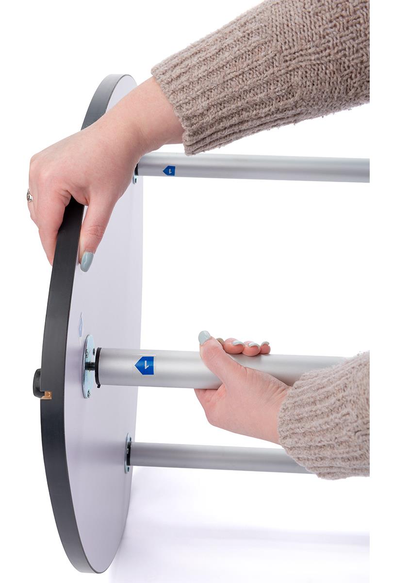 Display Rack with Acrylic Shelves