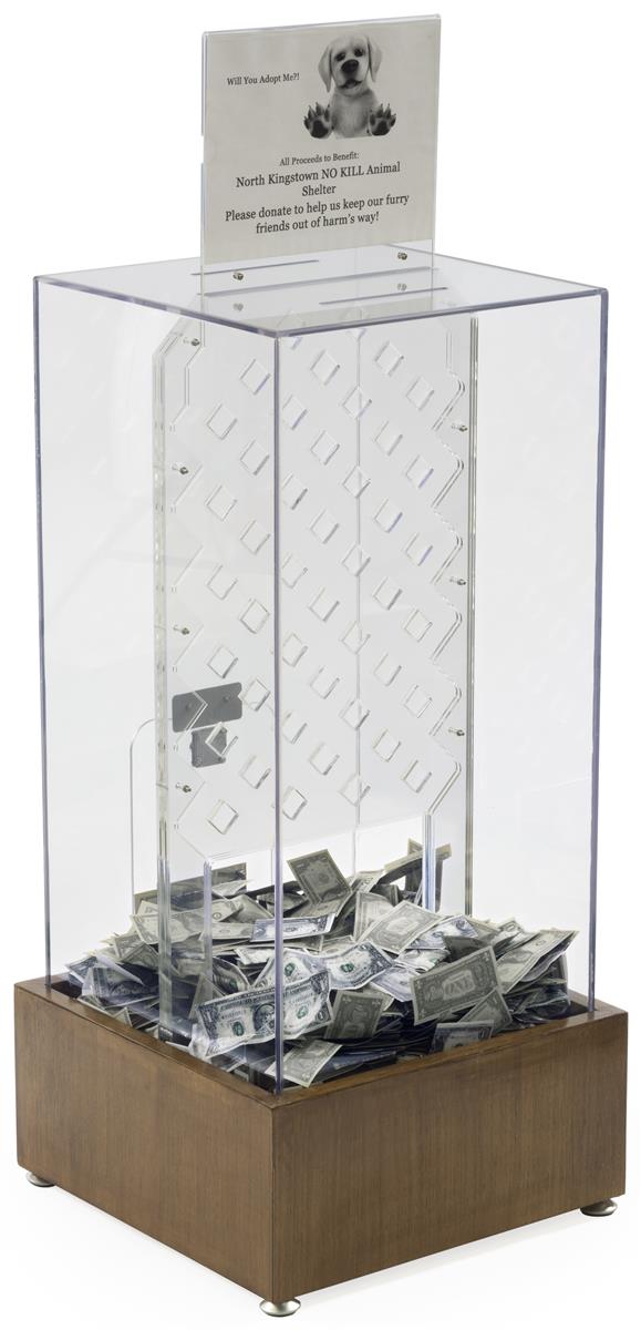 Coin Drop Game | Locking w/ Header for Signage