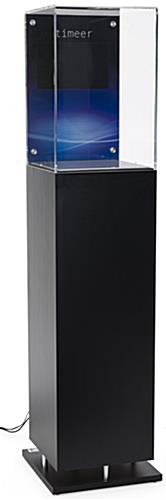 Multimedia Display Case Pedestal | Custom UV Printed Graphics