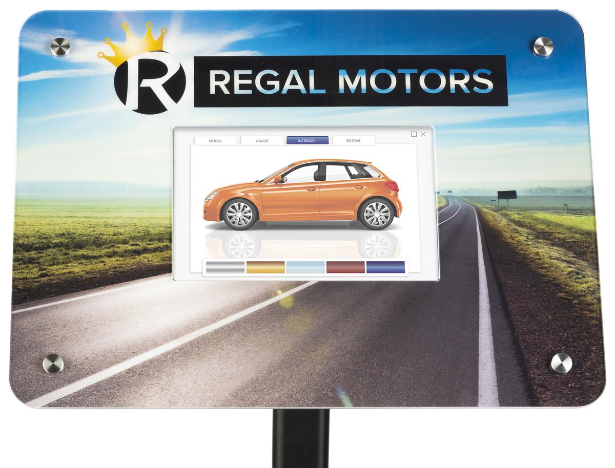 Custom Frame for DPF101 Digital Sign Stands