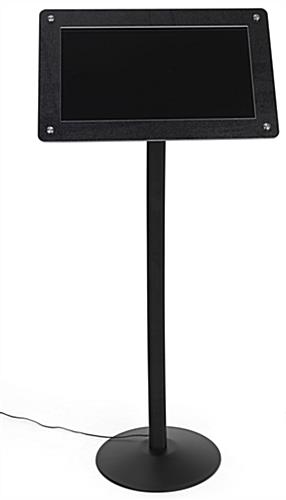 Digital Floor Sign Pedestal | 21.5” Multi-Media Marketing Display