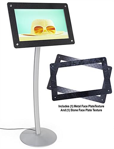 Digital Poster Pedestal Stand | Multi-Media Marketing Display