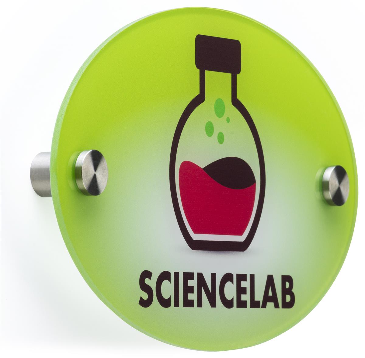 Custom Oval Office Sign with Standoffs | Wayfinding Signage