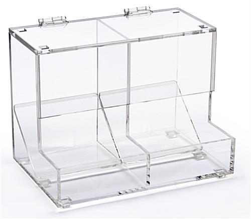 Acrylic Bin for Retail | Open Front & Stackable Countertop Showcase