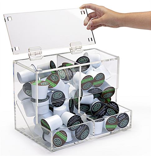 Acrylic Bin for Retail | Open Front & Stackable Countertop Showcase