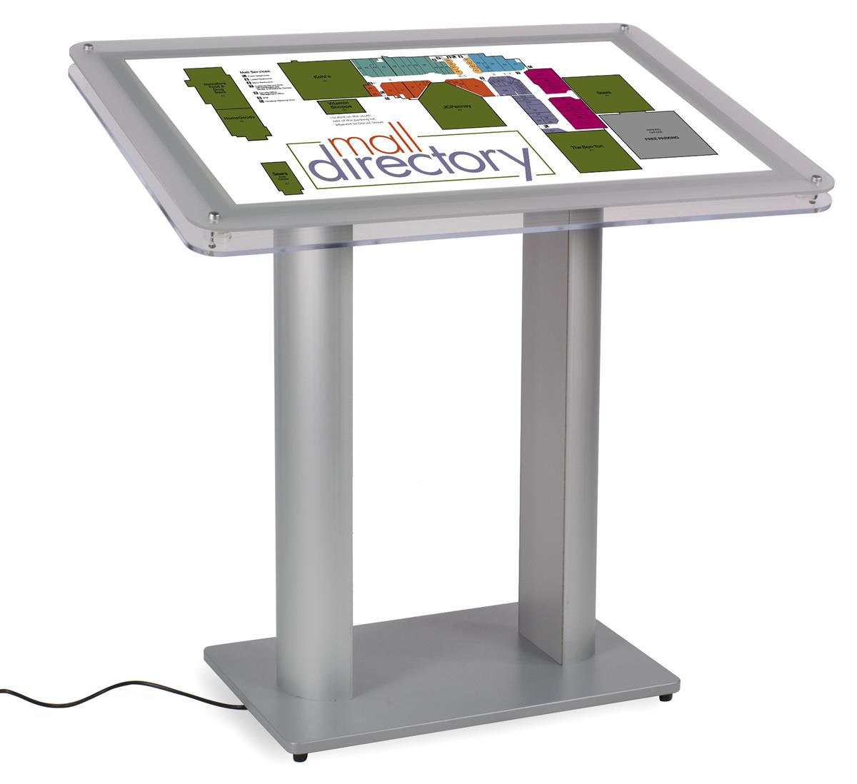 Illuminated Lobby Display | Waiting Room Directory Showcase