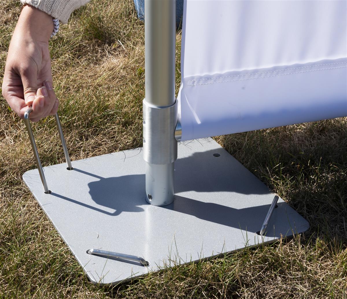 Dual Outdoor Banner Display | Printed Weatherproof Polyester