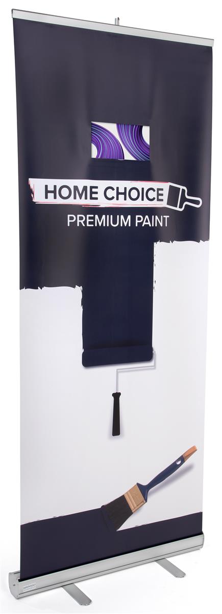 Pull Up Digital Banner Screen | 33” x 78” Custom Printed Graphic