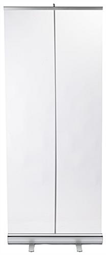 Clear Roll Up Partition Screen | Retractable Aluminum Stand