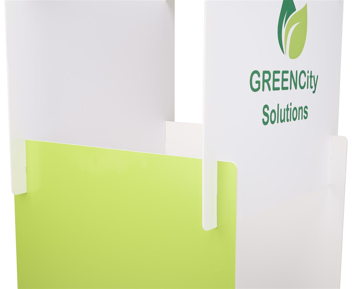 Flat Pack Cube Display Signage | Custom Printed Panels