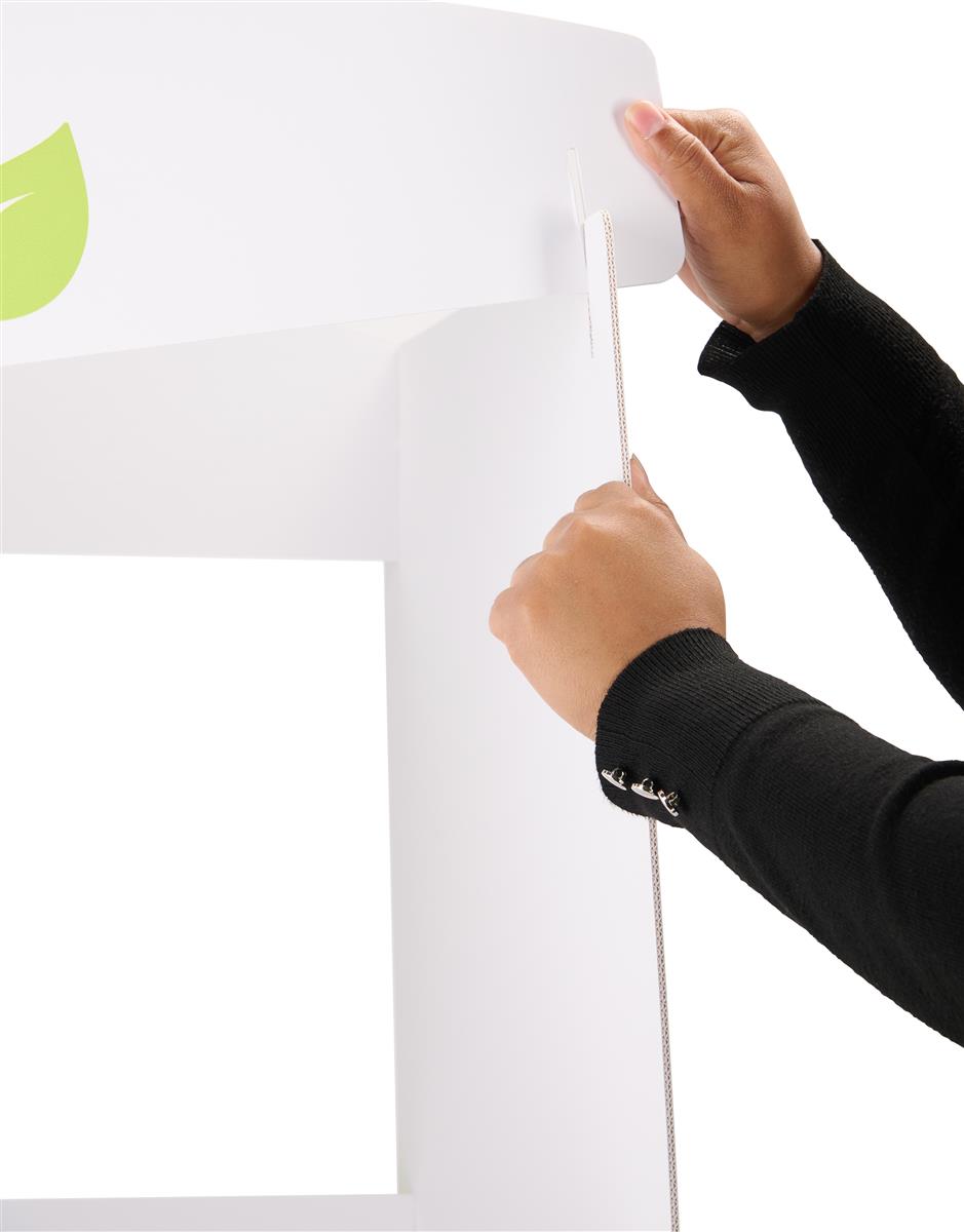 Flat Pack Cube Display Signage | Custom Printed Panels