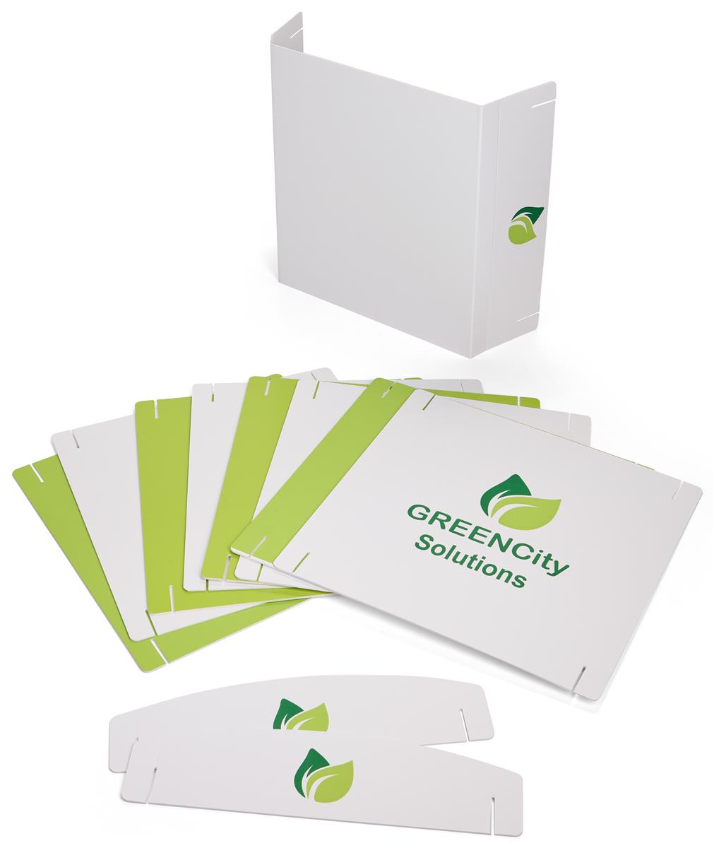 Flat Pack Cube Display Signage | Custom Printed Panels