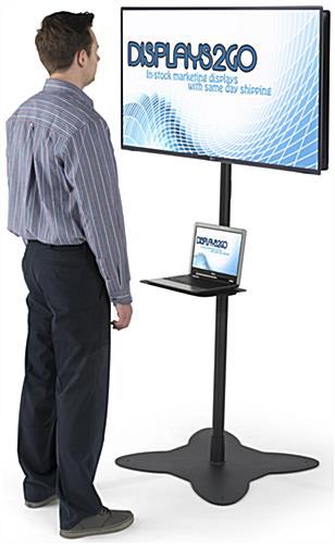 Dual Pole TV Stand | Multiple Configuration Options