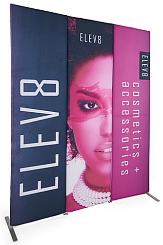 Fabric Banner Display Stand | Three Magnetic Towers Per Kit