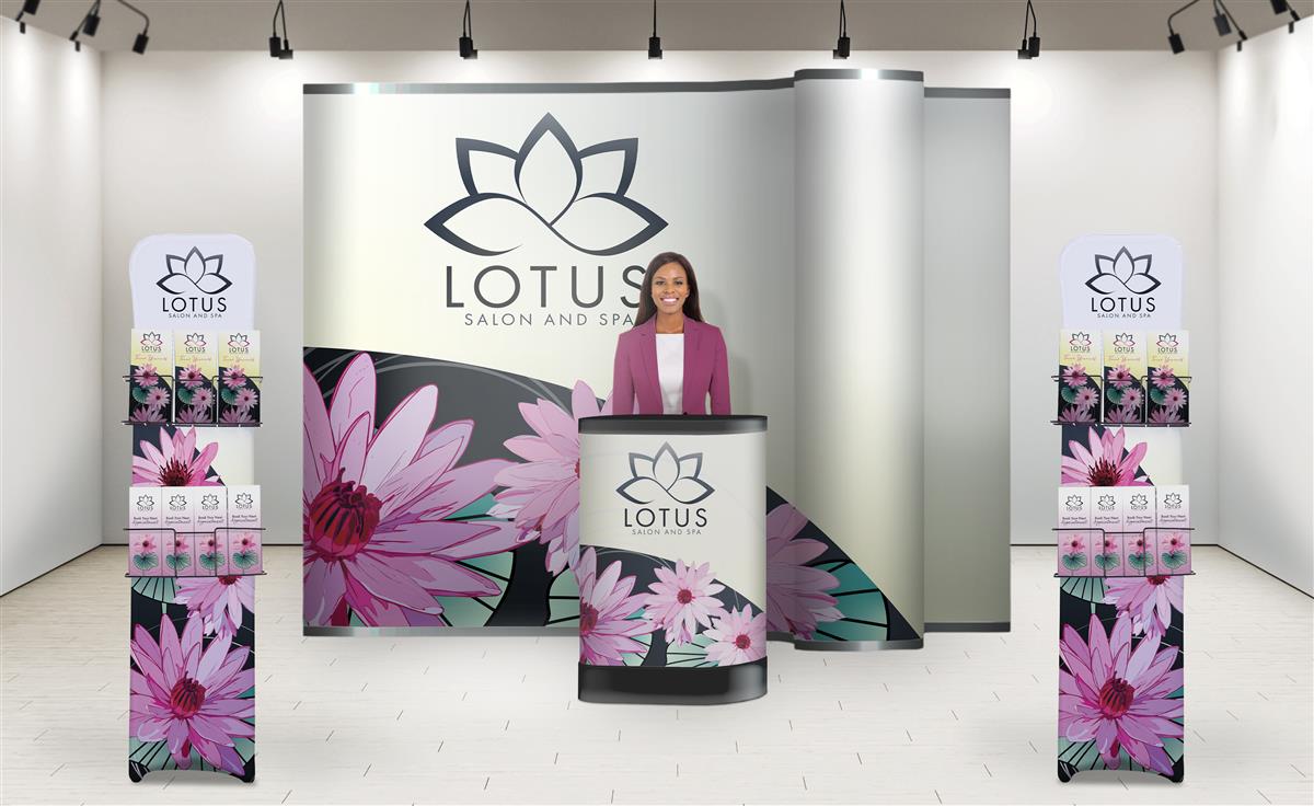 Tension Fabric Literature Banner Stand | Custom Printing