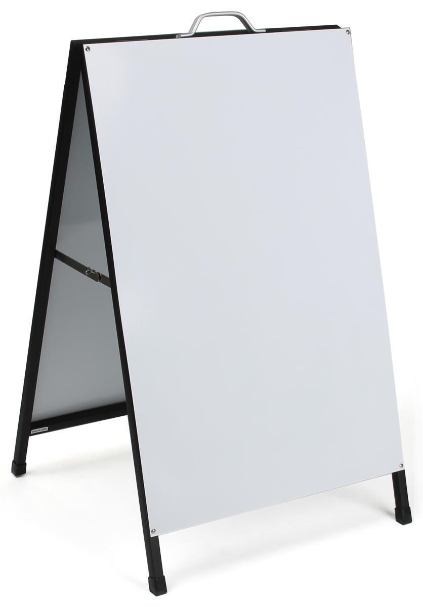 Glossy White A-Board | Steel Panels