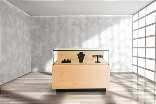 Wooden Display Counter | Pull-Out Top Deck