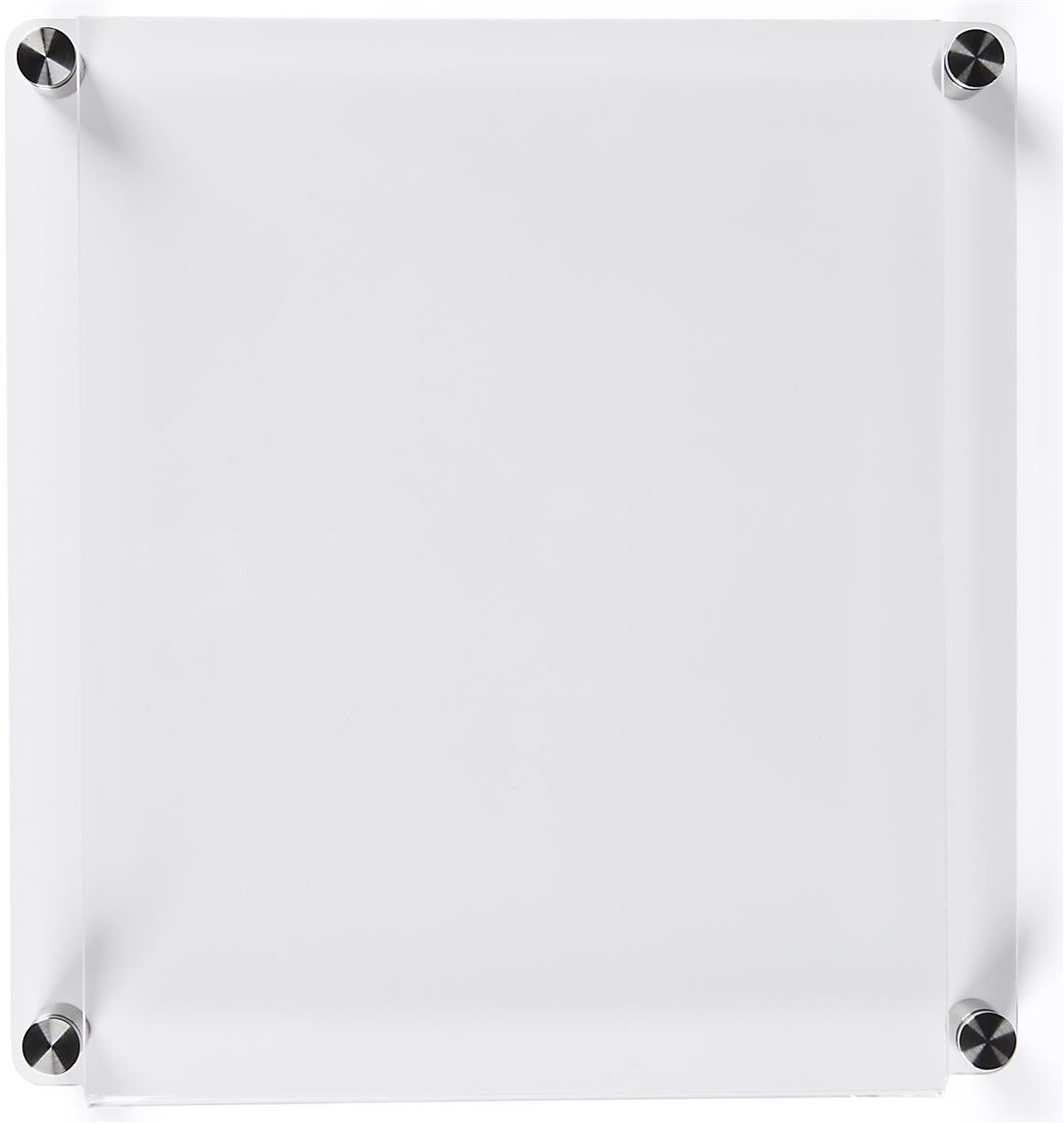 Acrylic Wall Mount Sign Holder | Recycled Fold-Over Panel