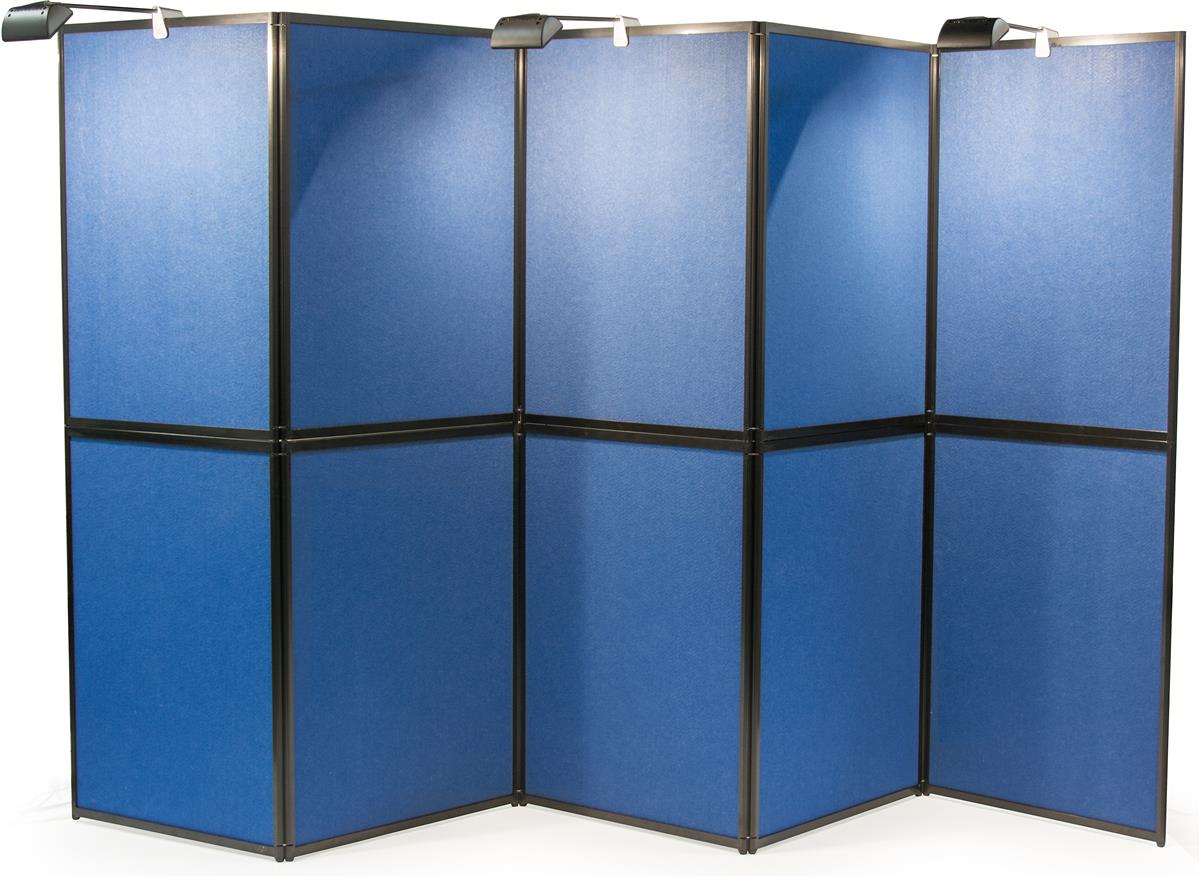 Hook & Loop Display Panel for Graphics | Halogen Lights