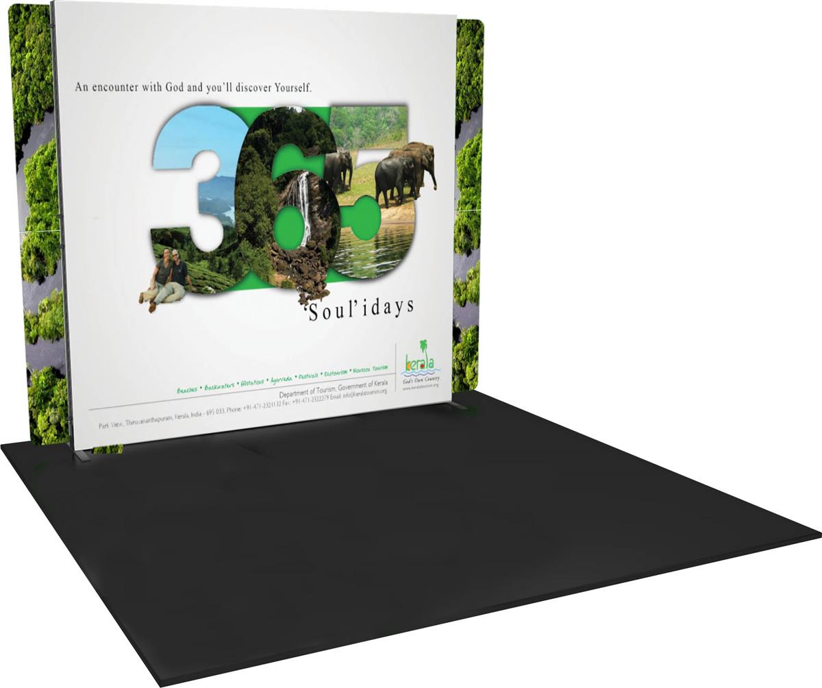 Illuminated Trade Show Display System | Portable Carrying Case