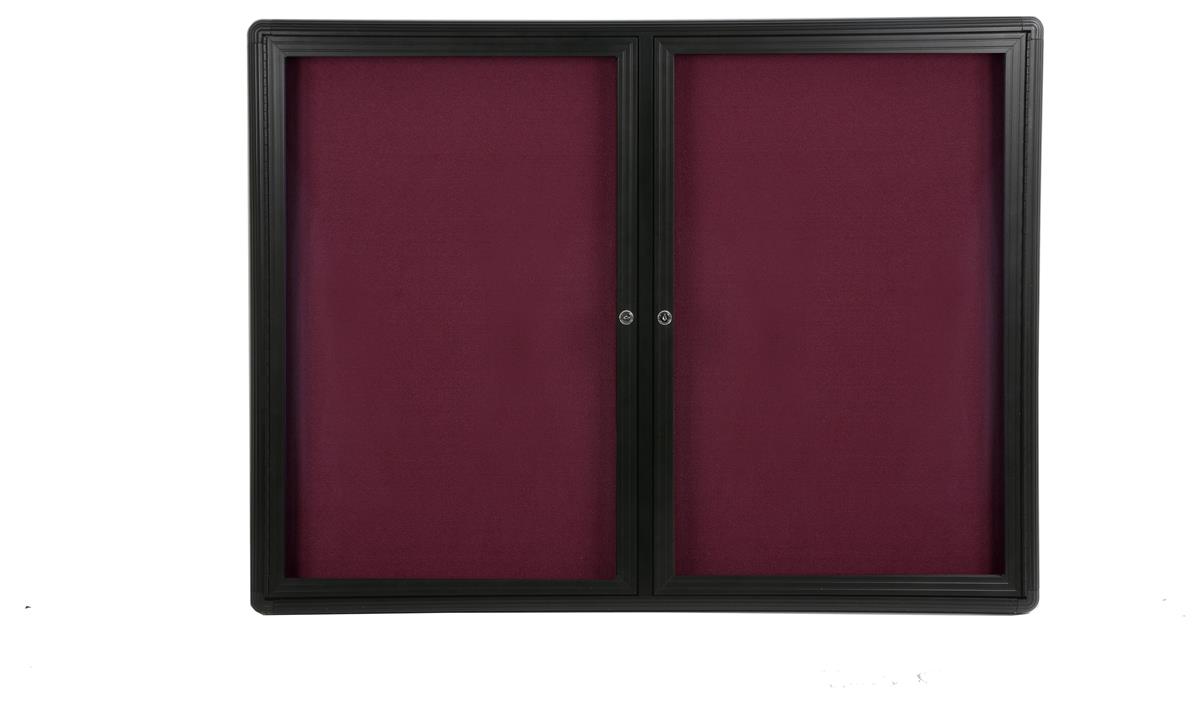 48" x 36" Enclosed Fabric Boards - Maroon
