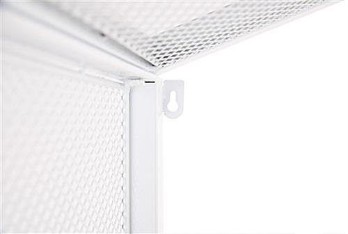 Counter Height Bar Table | White Frame w/ Paulownia Wood Counter