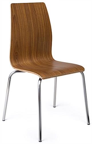 Dining Height Lunchroom Chairs | 16.5”H Stackable