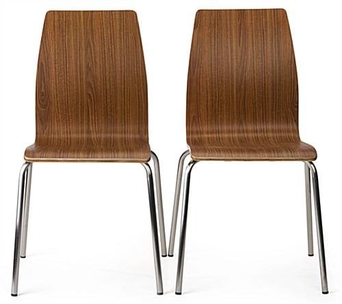 Dining Height Lunchroom Chairs | 16.5”H Stackable