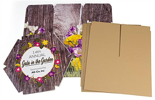 Cardboard Branded Event Table | 29" Tall | Custom Printed