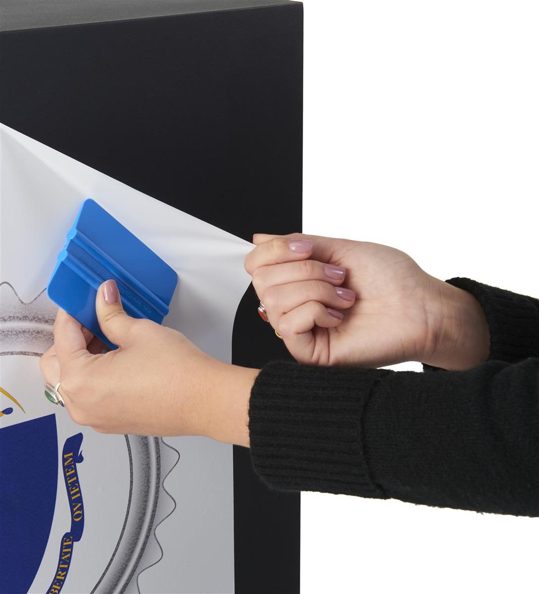 Custom Adhesive Graphic for FDHDBBP1 Pedestal Drop Box