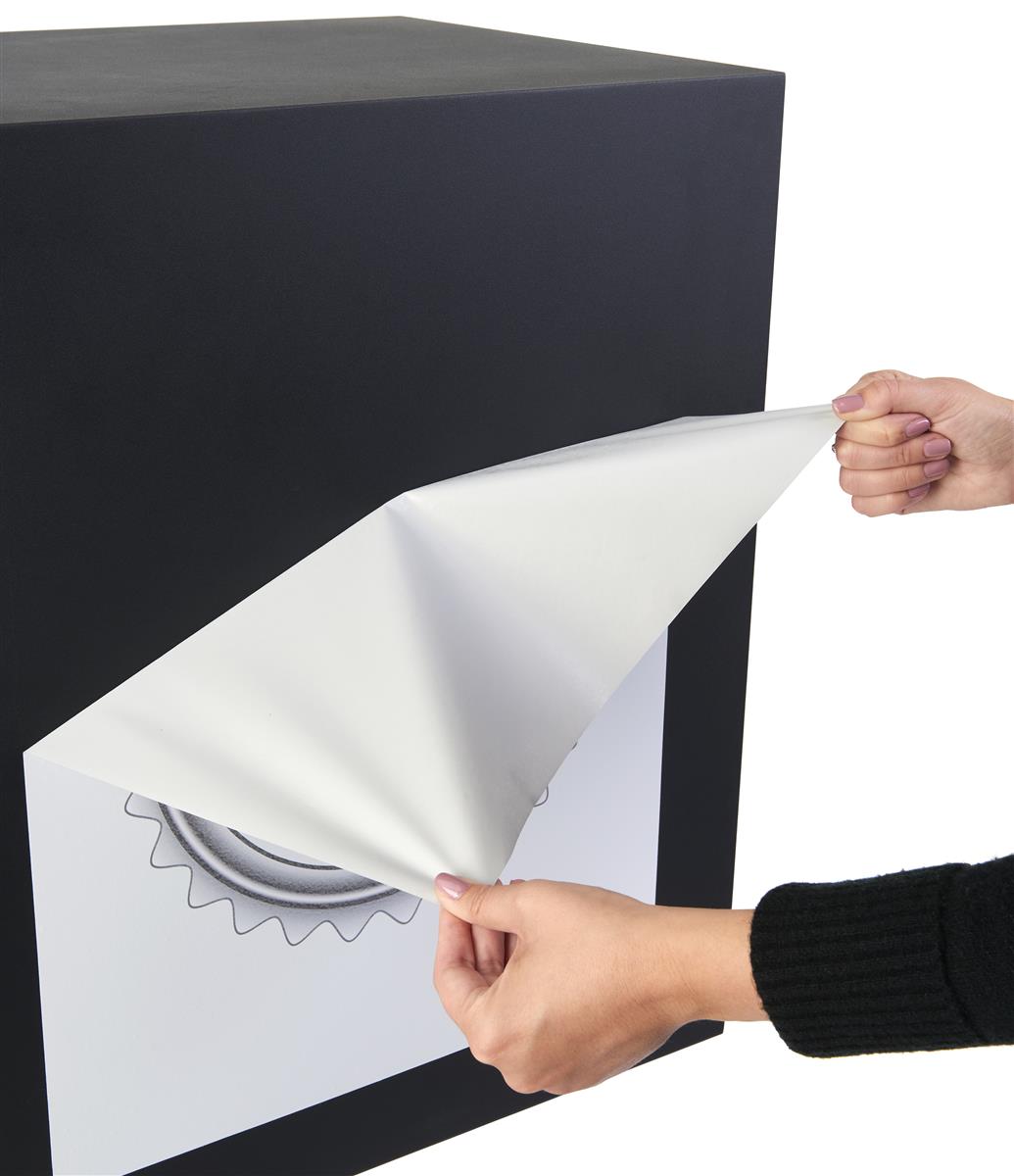 Custom Adhesive Graphic for FDHDBBP1 Pedestal Drop Box