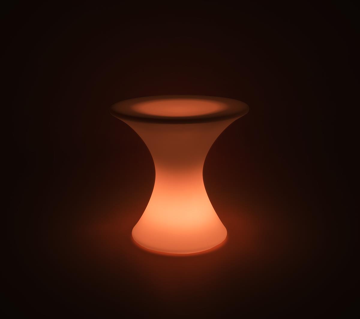 LED Cocktail Table | 23.75" Tall with Round Top