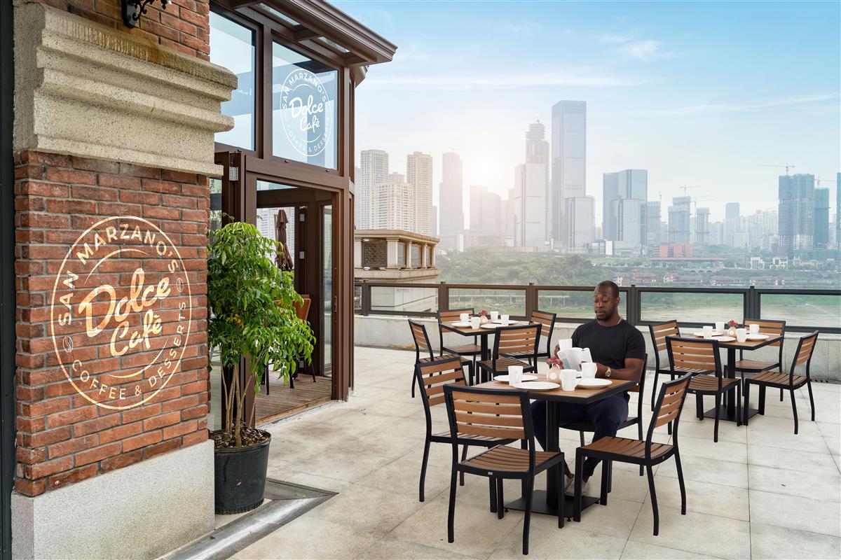 Outdoor Patio Dining Table | Weatherproof Indoor or Exterior Use