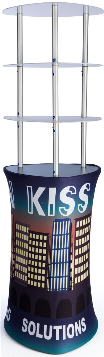 Promotion Graphic Tower Display | Silicone Edge Fabric