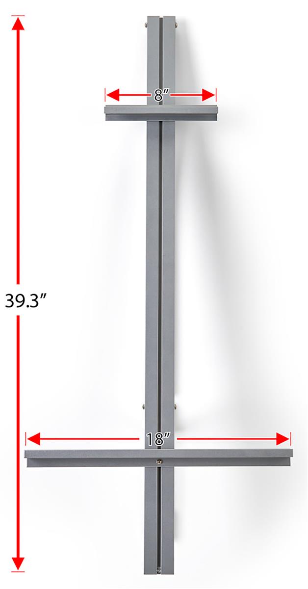 Wall Mount Easel | Metal Bracket with Adjustable Viewing Angle