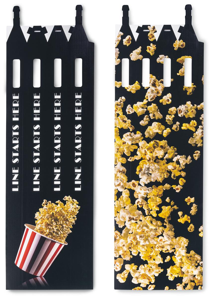 Custom Printed Stanchion Cover | 4 Panel Full-Color Graphics
