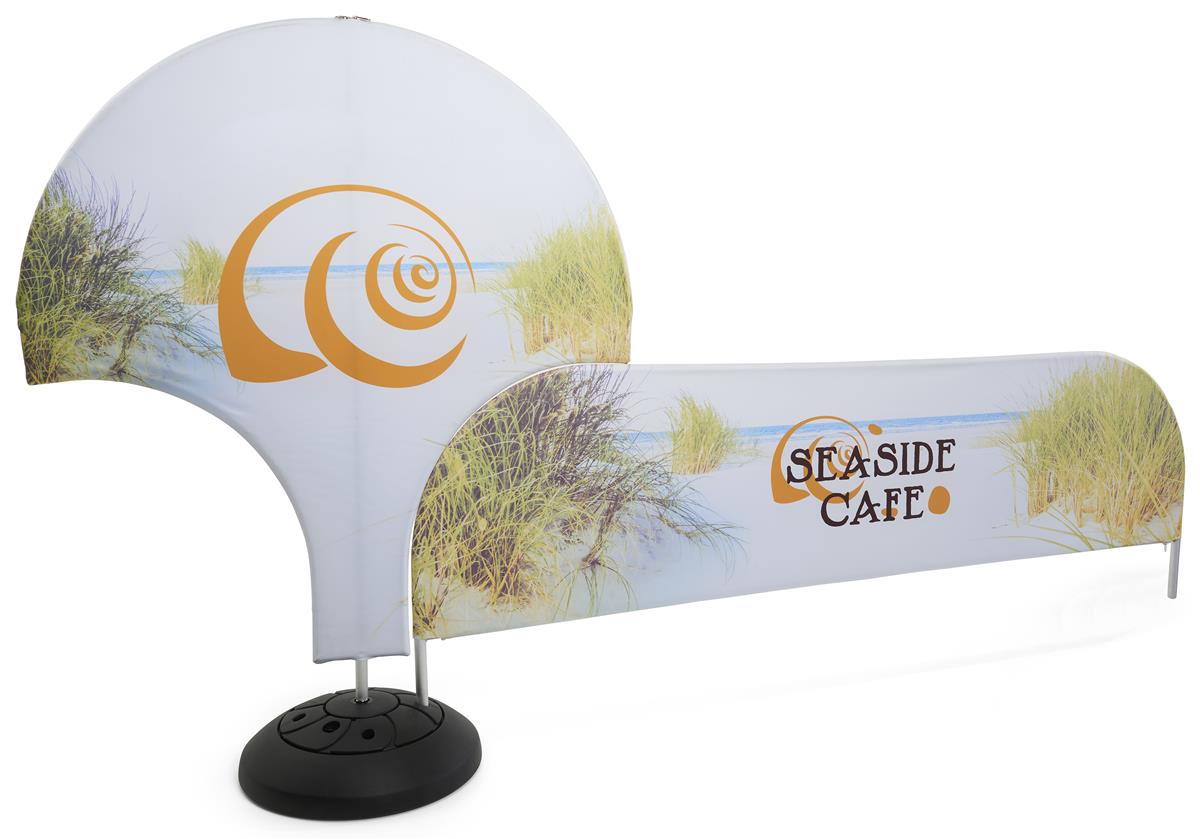 Fabric Tube Crowd Barrier System | Branded Graphics Included