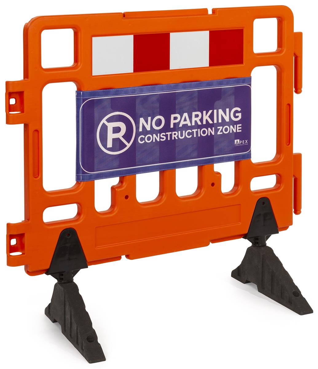 Crowd Safety Signage for FGPFBLARGE Plastic Pedestrian Barrier