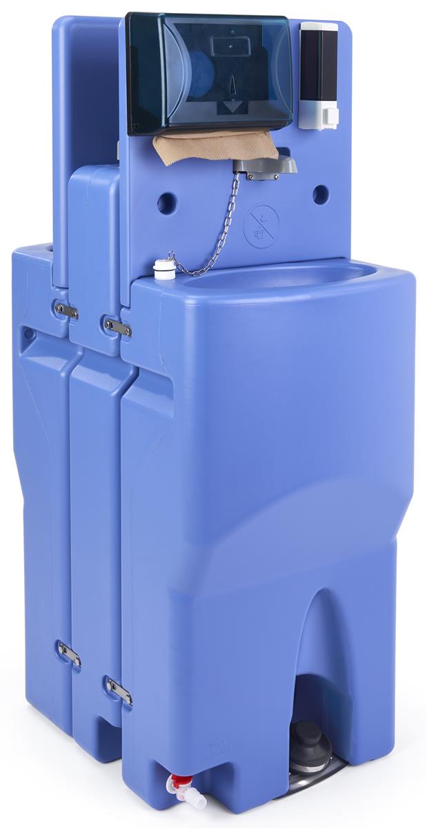 Double-Sided Hand Washing Sink | Hands-Free Foot Pump