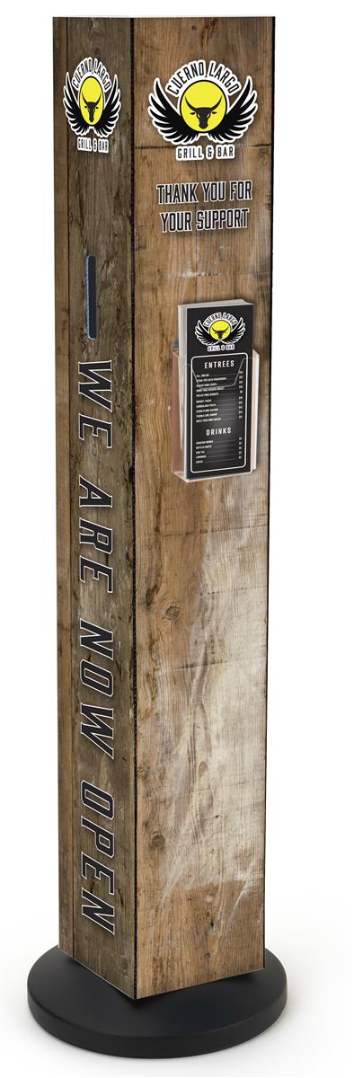 Personalized Stanchion Signage w/ Literature Pocket | Graphics